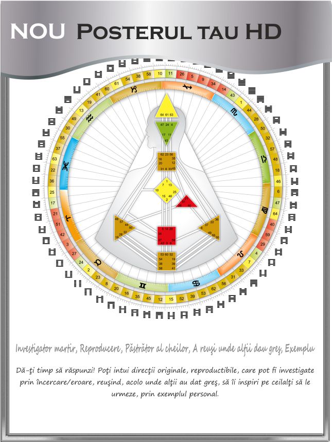 Comanda POSTER HUMAN DESIGN - Human Design - Liliana Lutu-Coraci